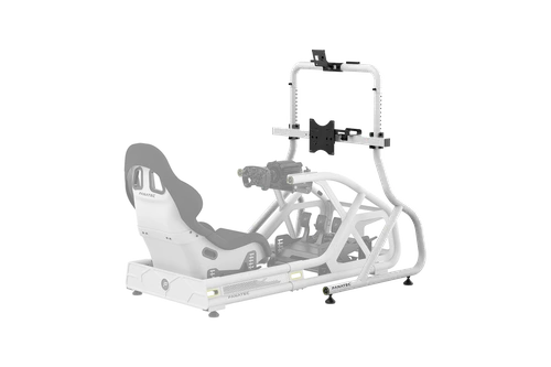 GT Cockpit Monitor Stand - 32-65in (White) | FANATEC